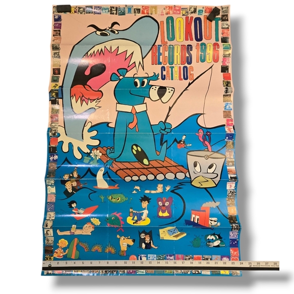 lookout records | Art | Lookout Records 996 Catalog Poster 24x36 Green ...